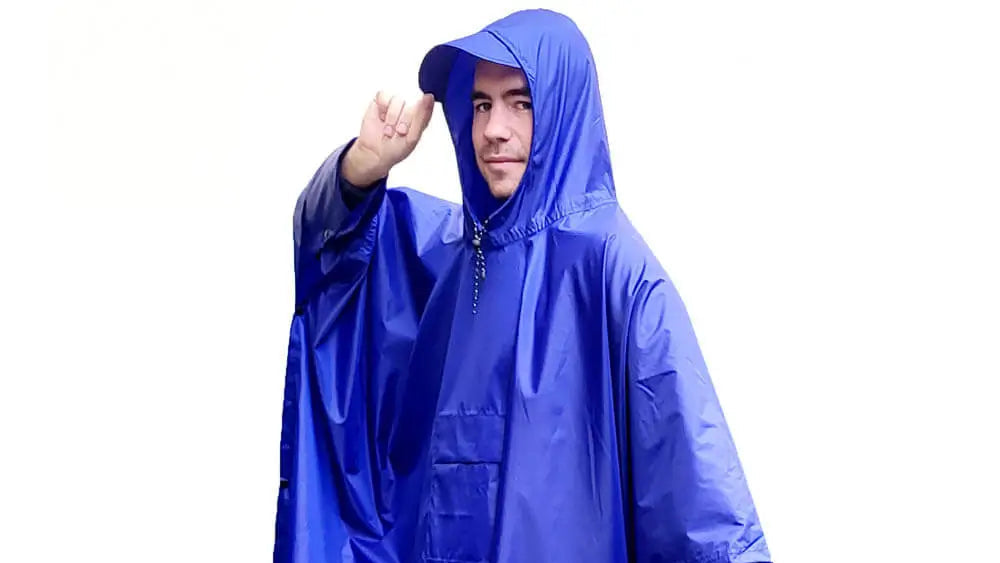Bicycle rain cape XXL for tall men and women - 3in1 function – Bomence